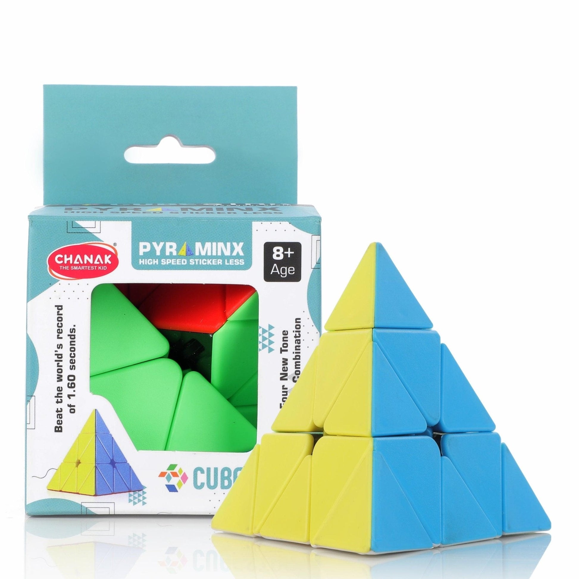Chanak Pyraminx Cube | Pyramid Speed Puzzle Game for Kids – chanakuae